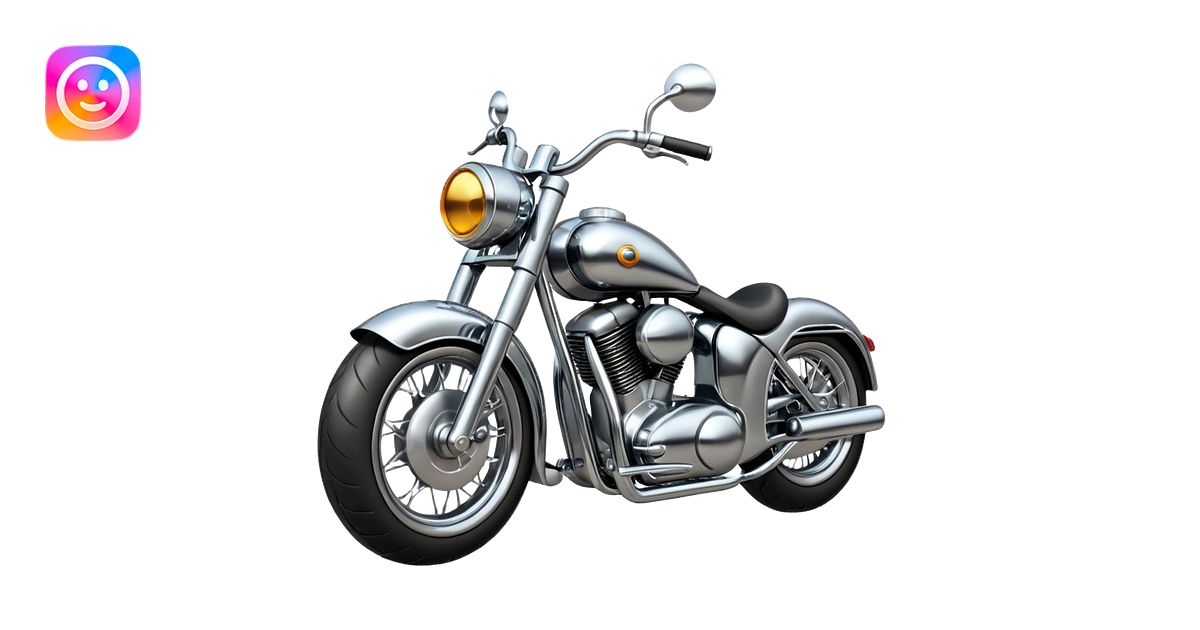 Bullet bike emoji | AI Emoji Generator