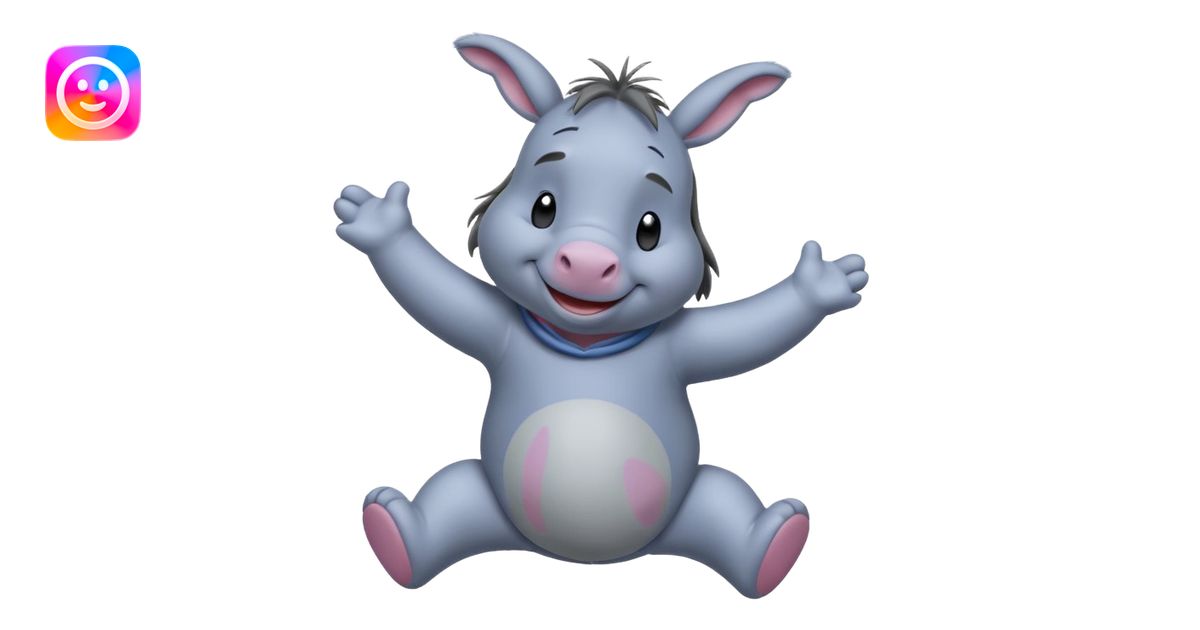 eeyore dancing emoji | AI Emoji Generator