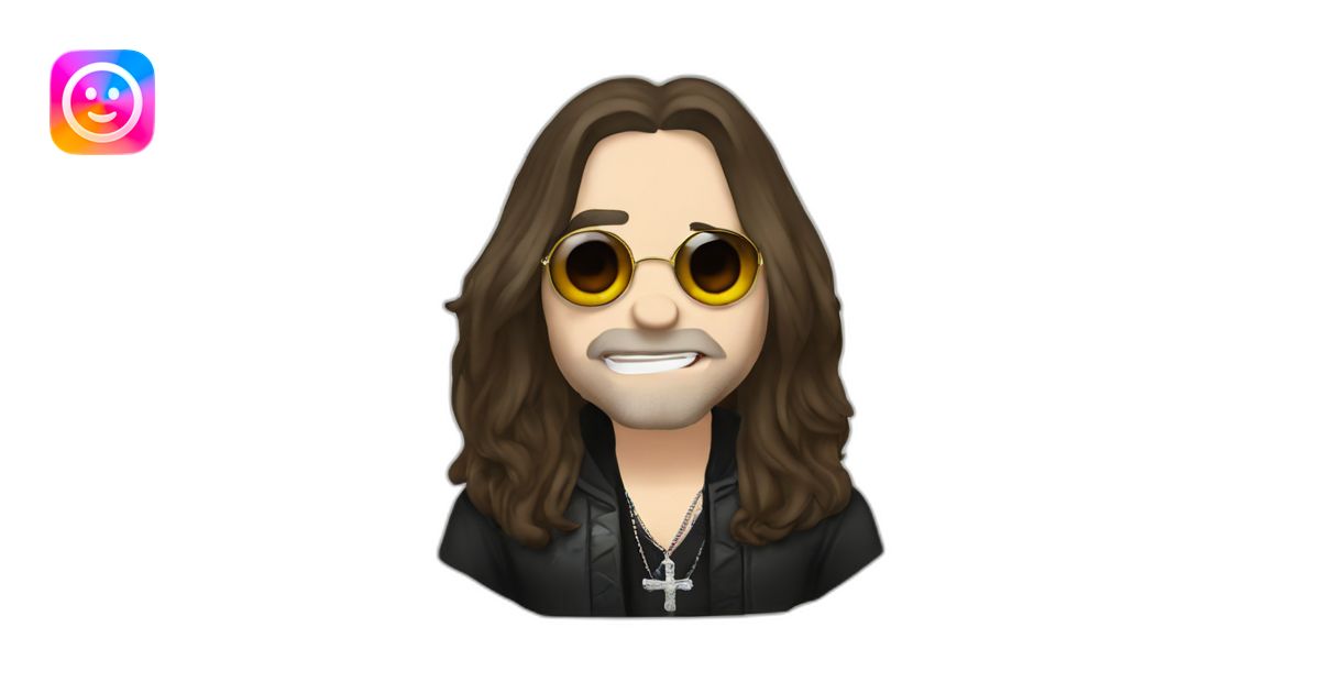 Ozzy Osbourne emoji | AI Emoji Generator
