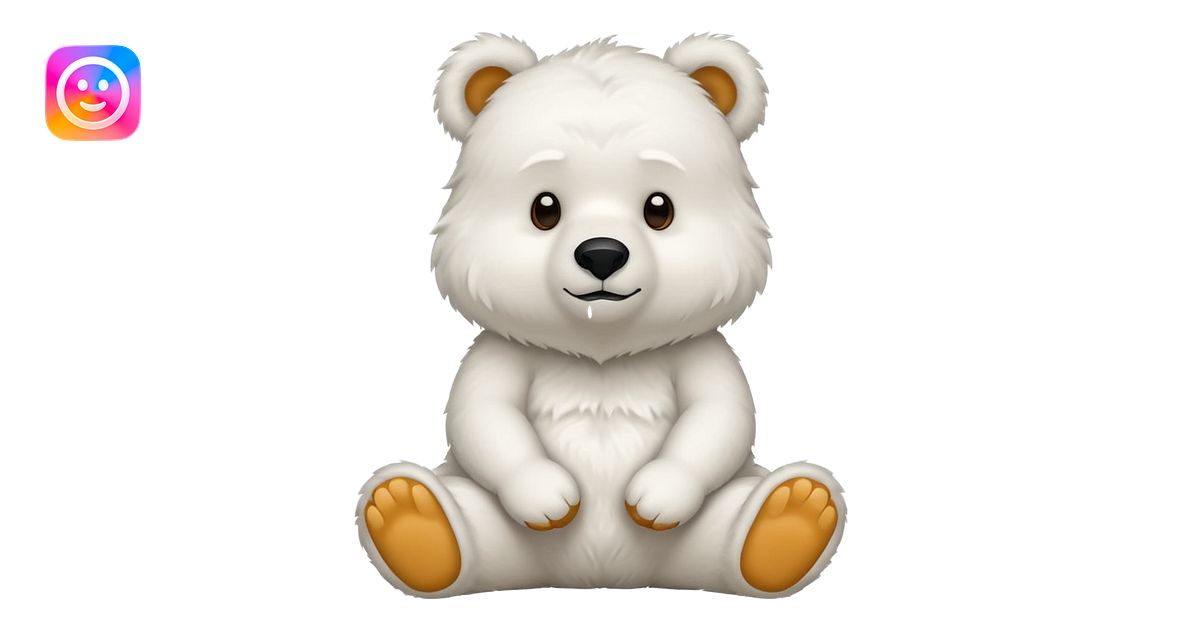 white bear emoji | AI Emoji Generator