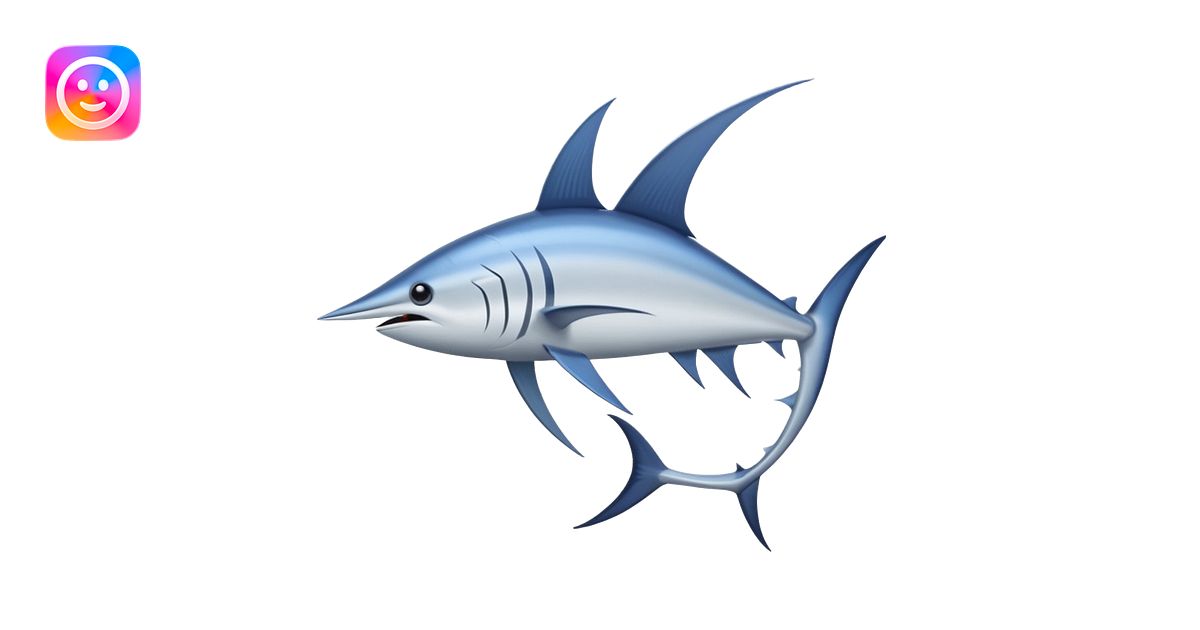 a swordfish emoji | AI Emoji Generator