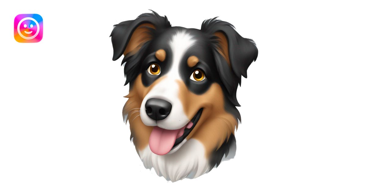 australian shepard emoji | AI Emoji Generator