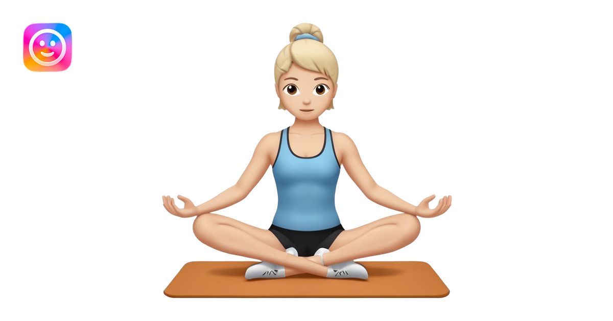Mat pilates teaser emoji | AI Emoji Generator