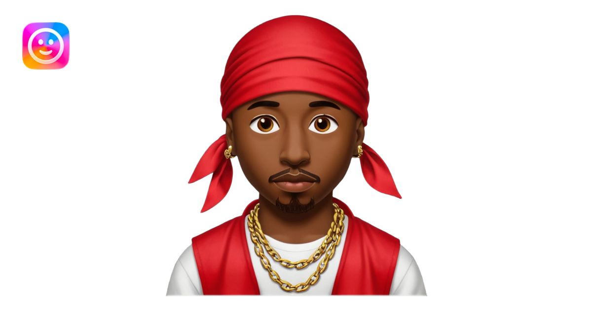 2pac emoji | AI Emoji Generator