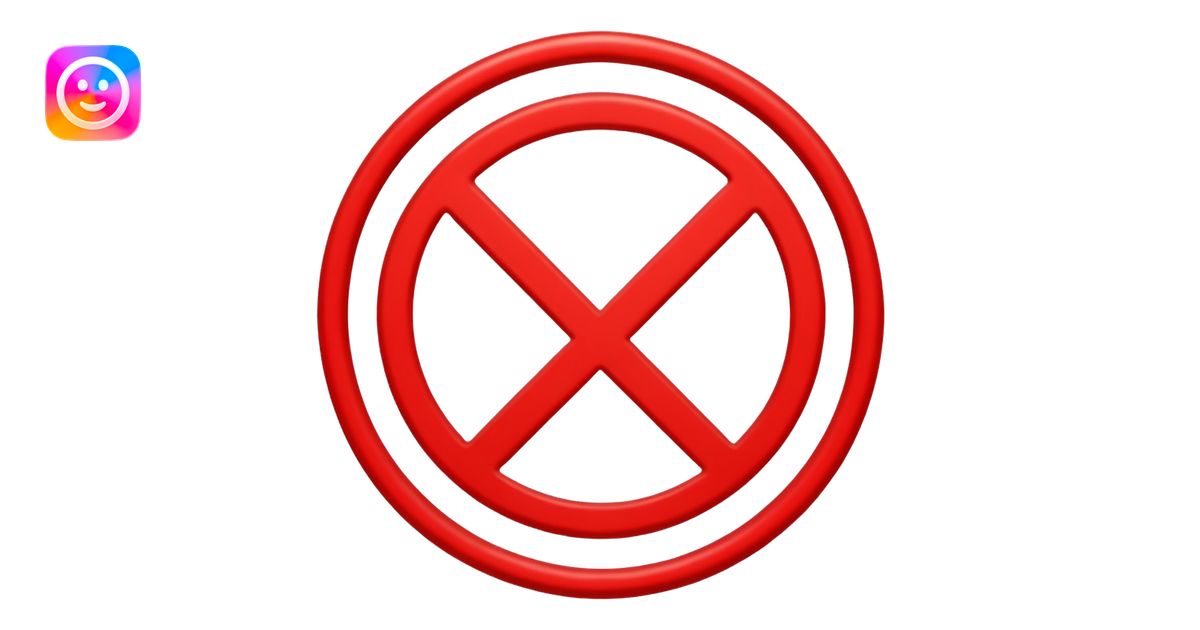 No rice sign emoji | AI Emoji Generator