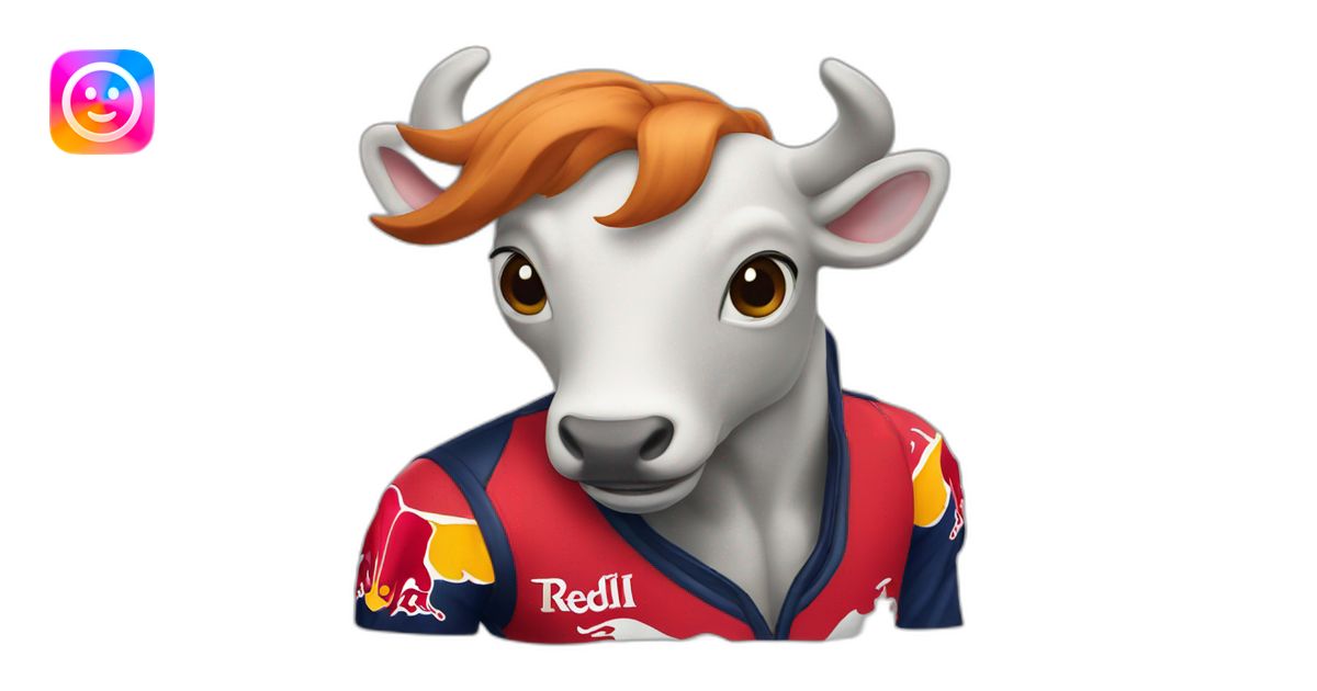 Red bull emoji | AI Emoji Generator