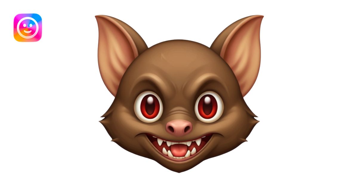 Vampire Bat emoji | AI Emoji Generator