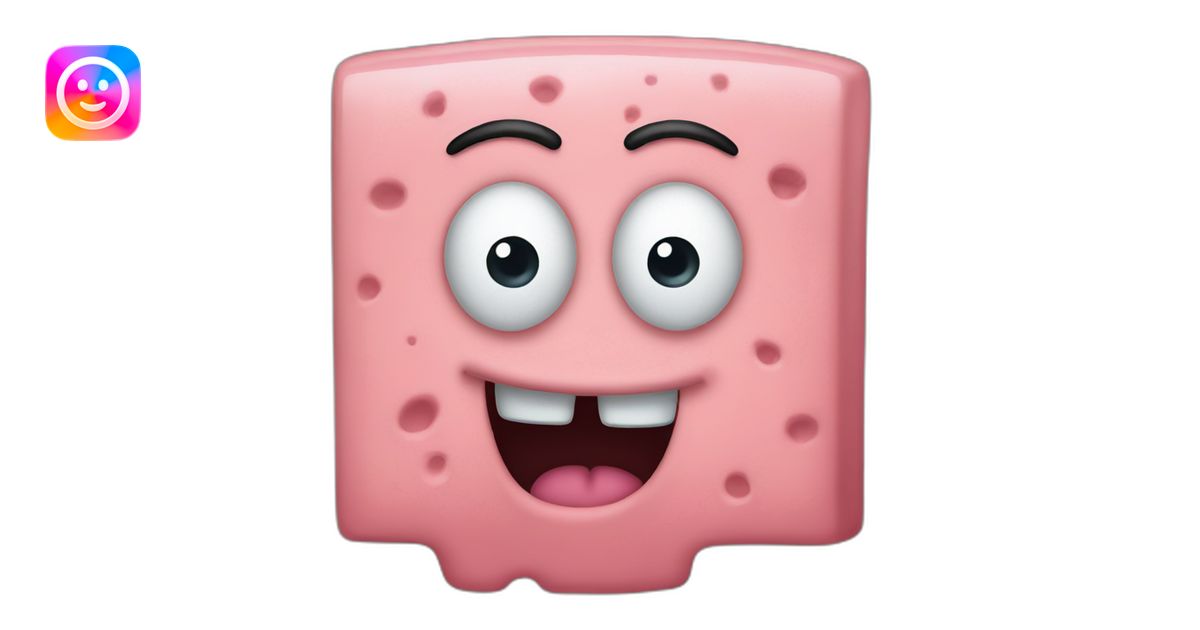 Patrick from spongebob emoji | AI Emoji Generator