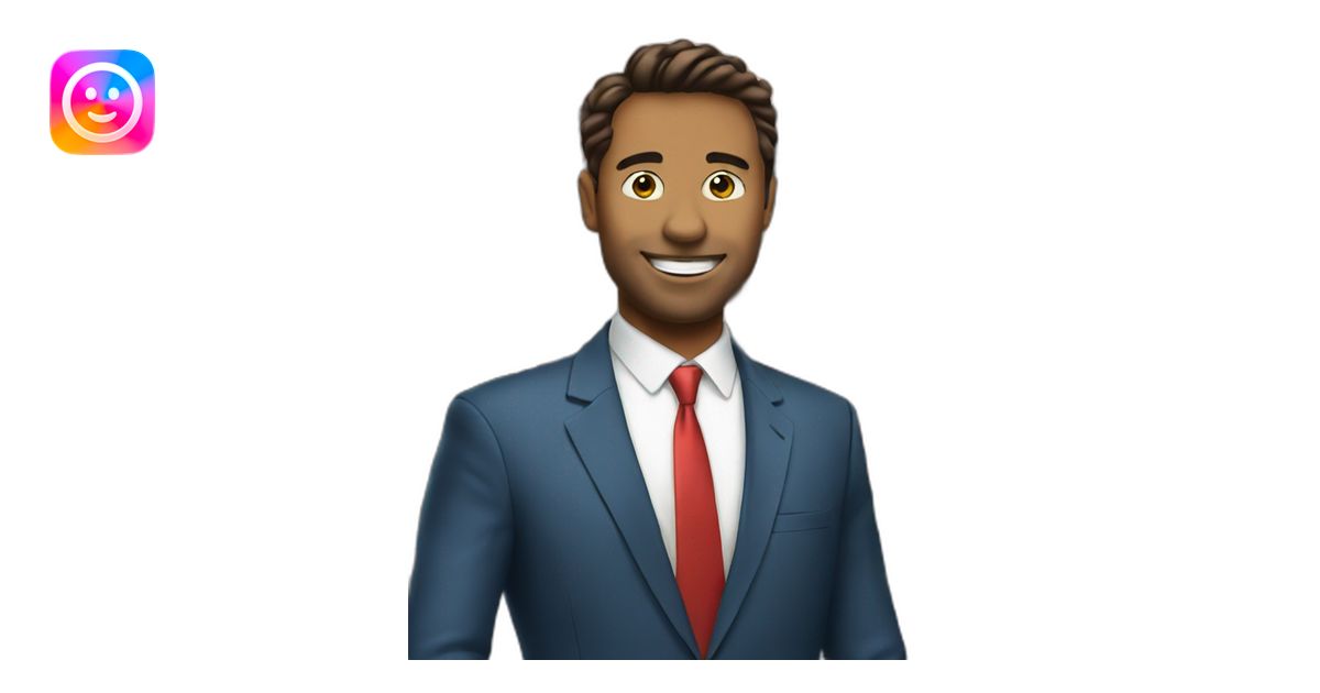 Real estate agent on social media emoji | AI Emoji Generator