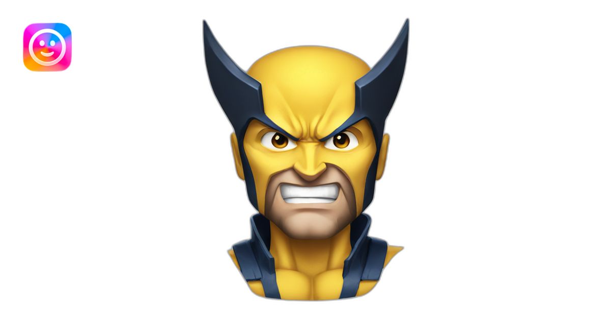 Wolverine from xmen emoji | AI Emoji Generator