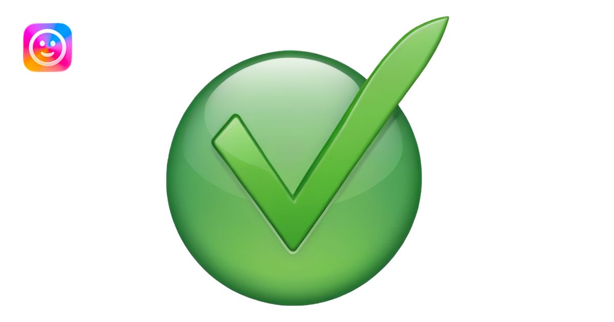 Create verify emoji emoji | AI Emoji Generator