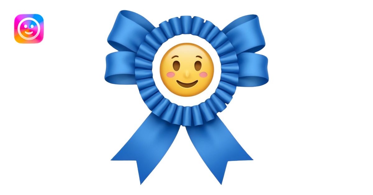 Certification basic bleu emoji | AI Emoji Generator