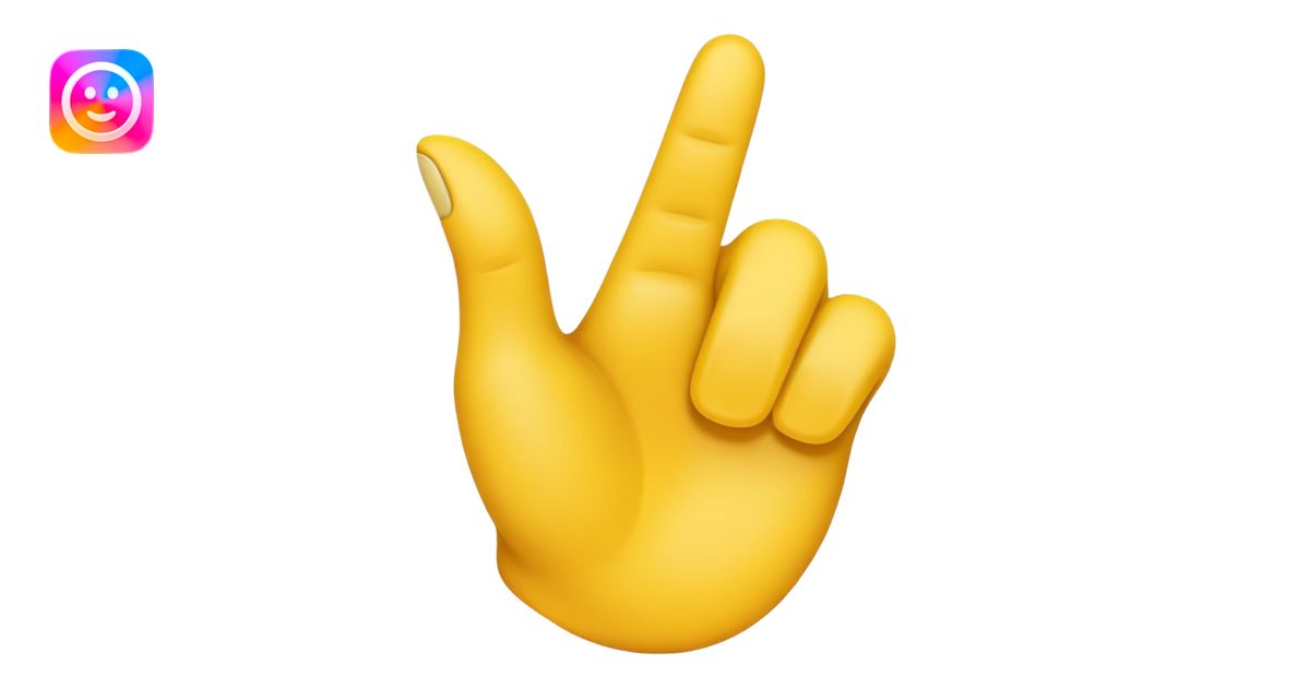 One finger pointed front emoji emoji | AI Emoji Generator