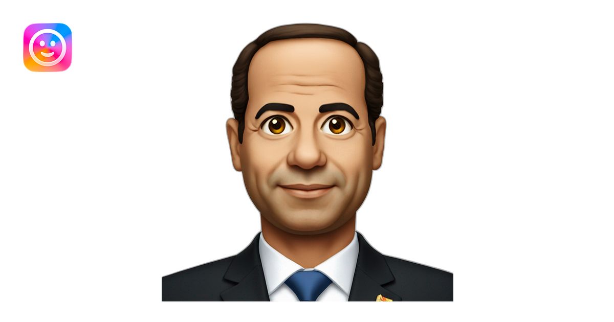 Abdel Fattah El-Sisi President of Egypt emoji | AI Emoji Generator