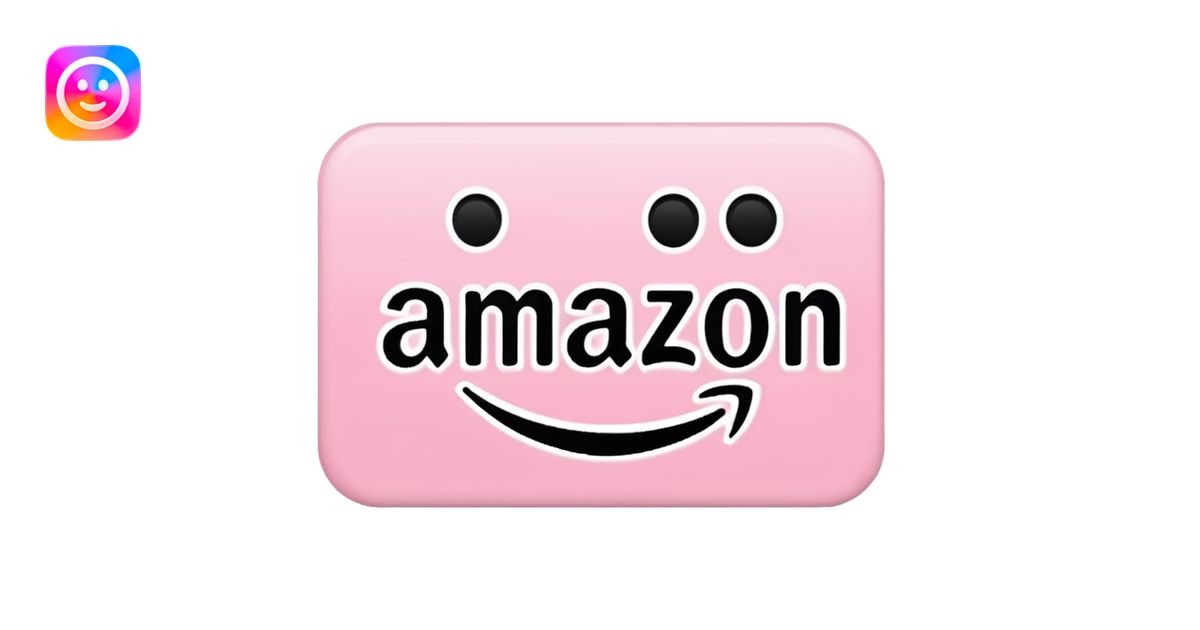 amazon prime video aesthetic logo in pastel pink emoji | AI Emoji Generator