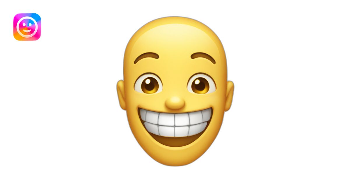 Grinning face emoji | AI Emoji Generator