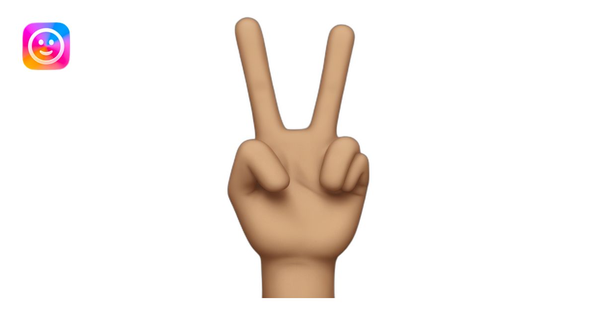 hand sign in front of screen emoji | AI Emoji Generator