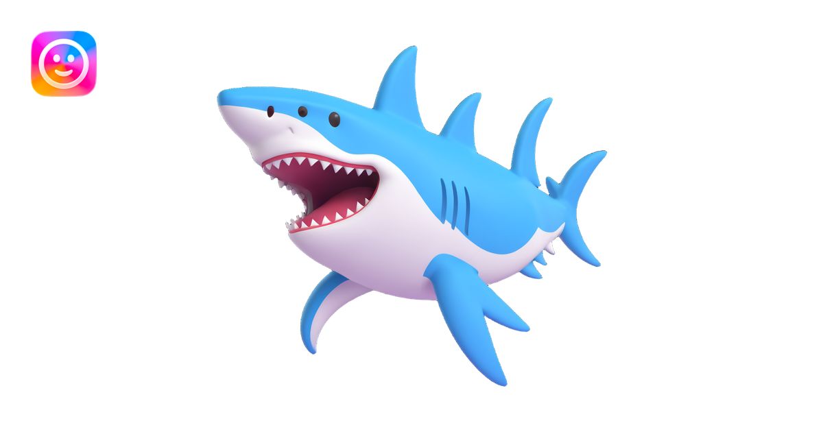 Shark emoji | AI Emoji Generator