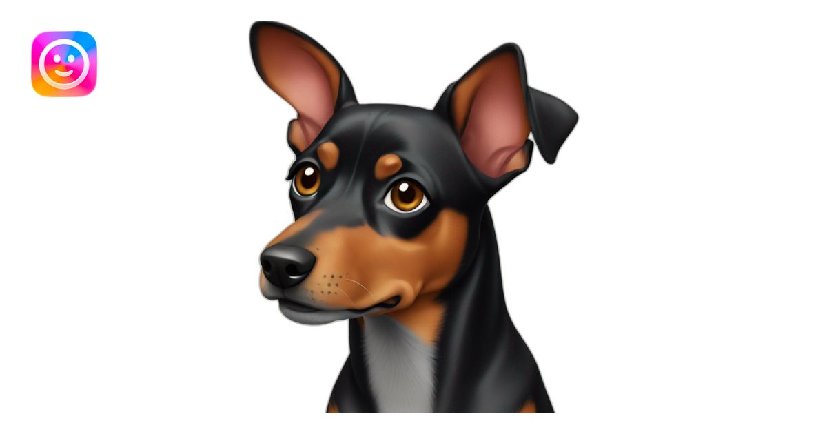 Pinscher nain emoji | AI Emoji Generator
