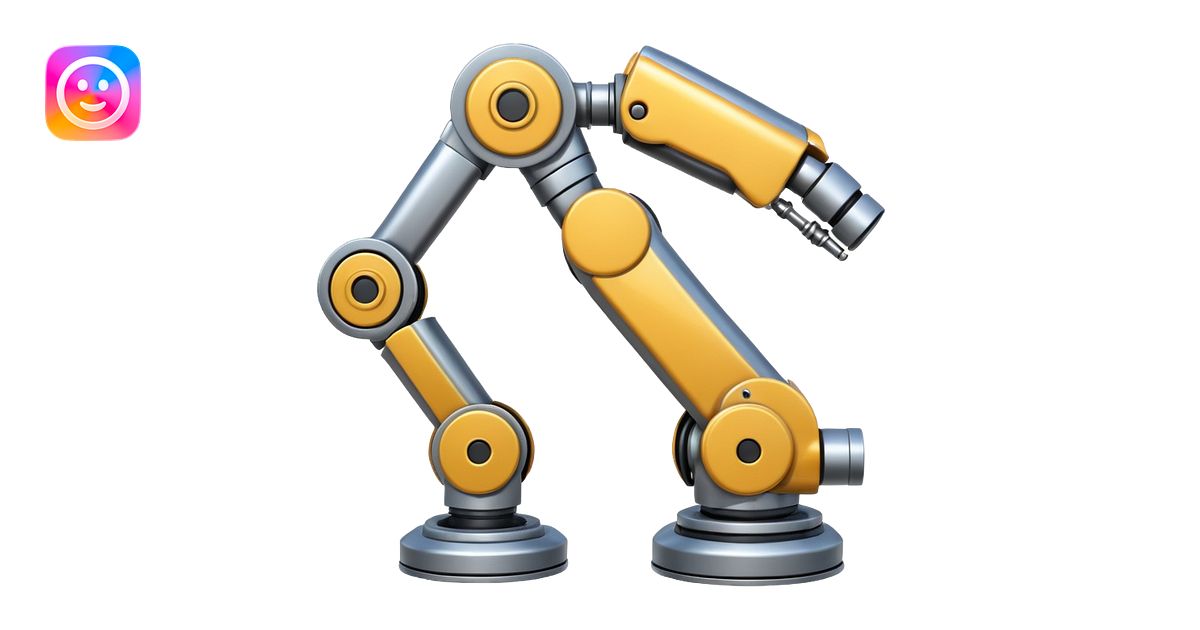 Robotic arm emoji | AI Emoji Generator