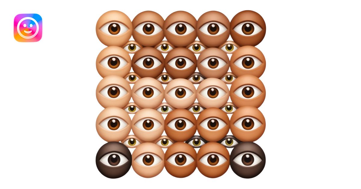 bundle of eyes emoji | AI Emoji Generator