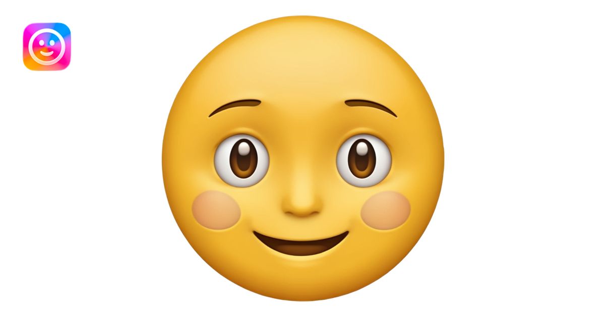 awkward forced Half smile smirk yellow circle face emoji emoji | AI ...