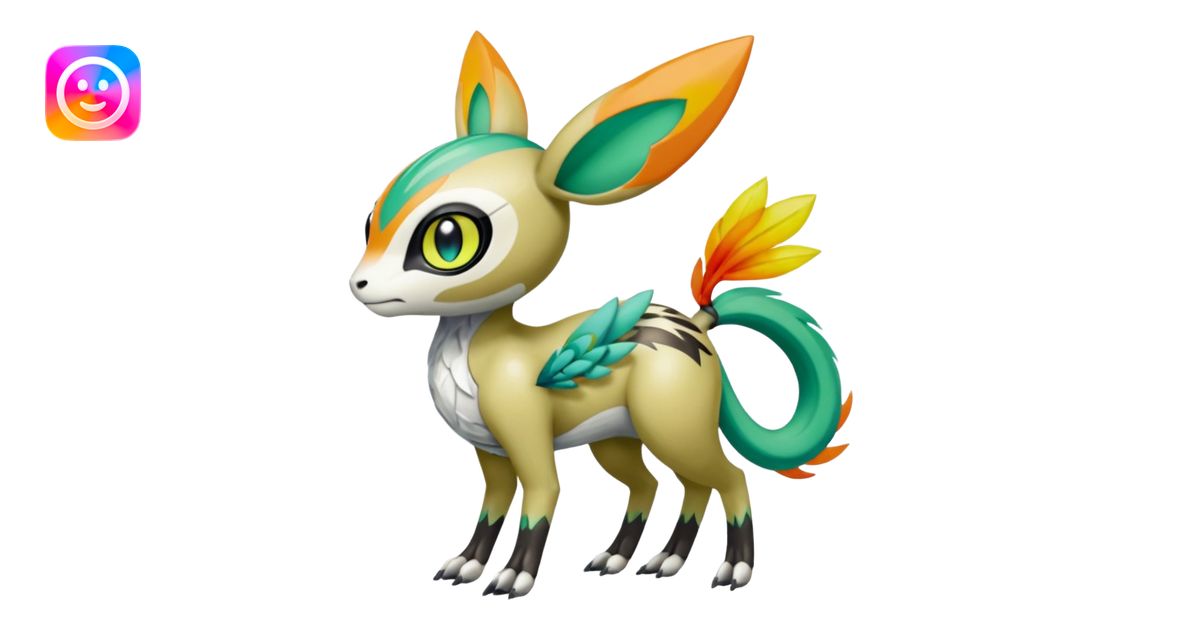 Meloetta-Vernid-Trico-Fionbri-Pokémon-Digimon-Fakémon-fusion-hybrid ...