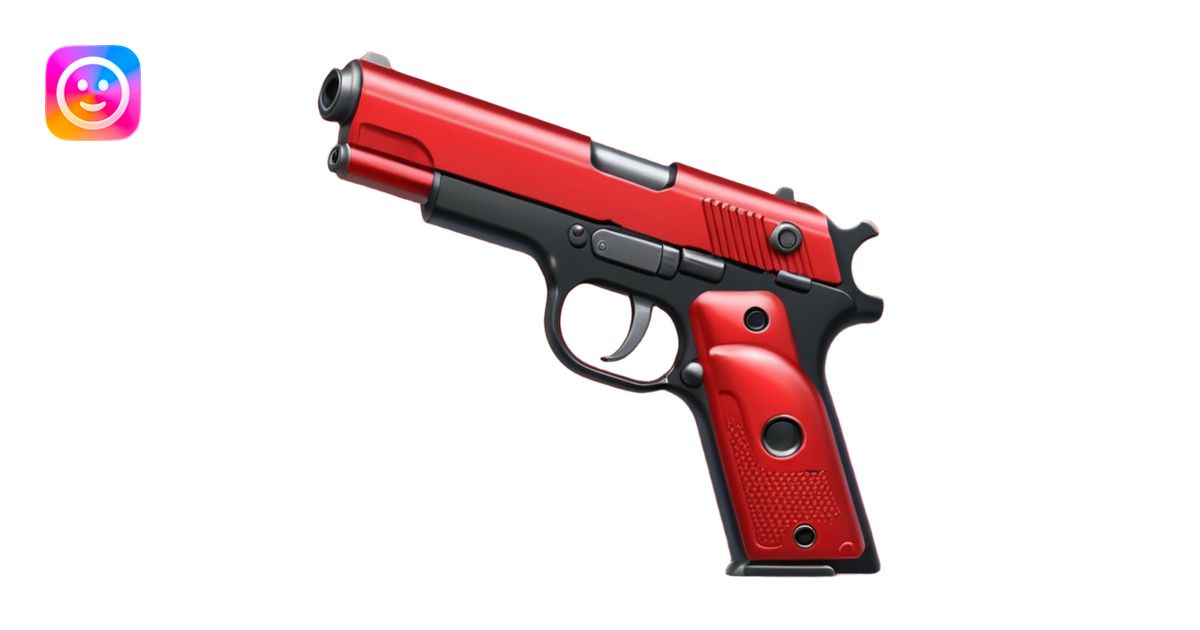 a red square with ur pist in the middle of the square emoji | AI Emoji ...