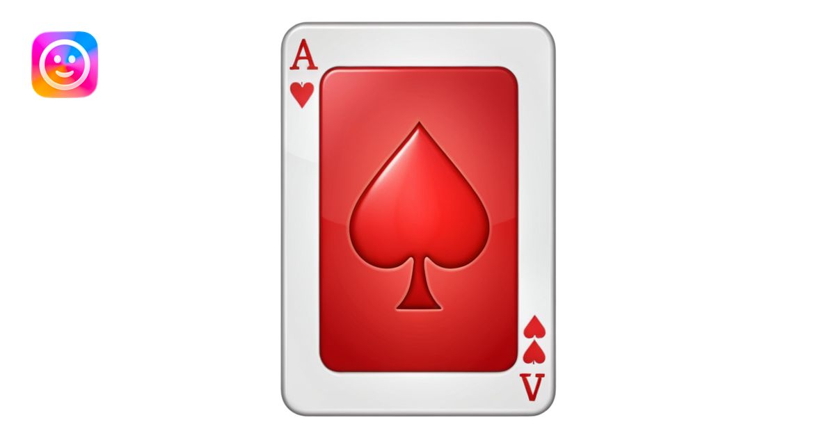 red spade suit emoji | AI Emoji Generator
