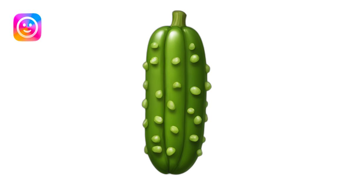 delicious pickle emoji | AI Emoji Generator