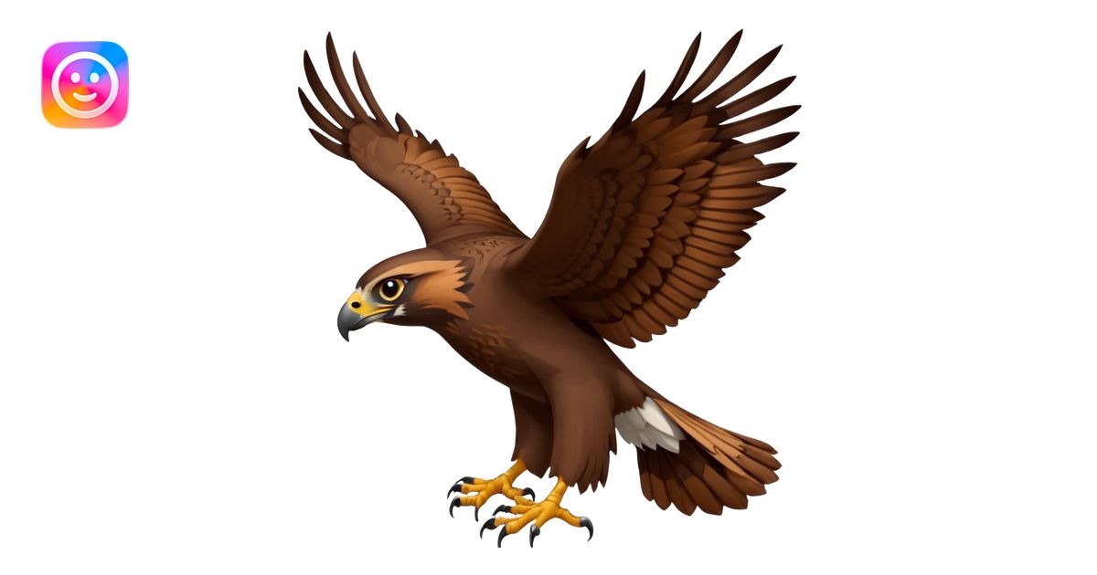 Falcon emoji | AI Emoji Generator