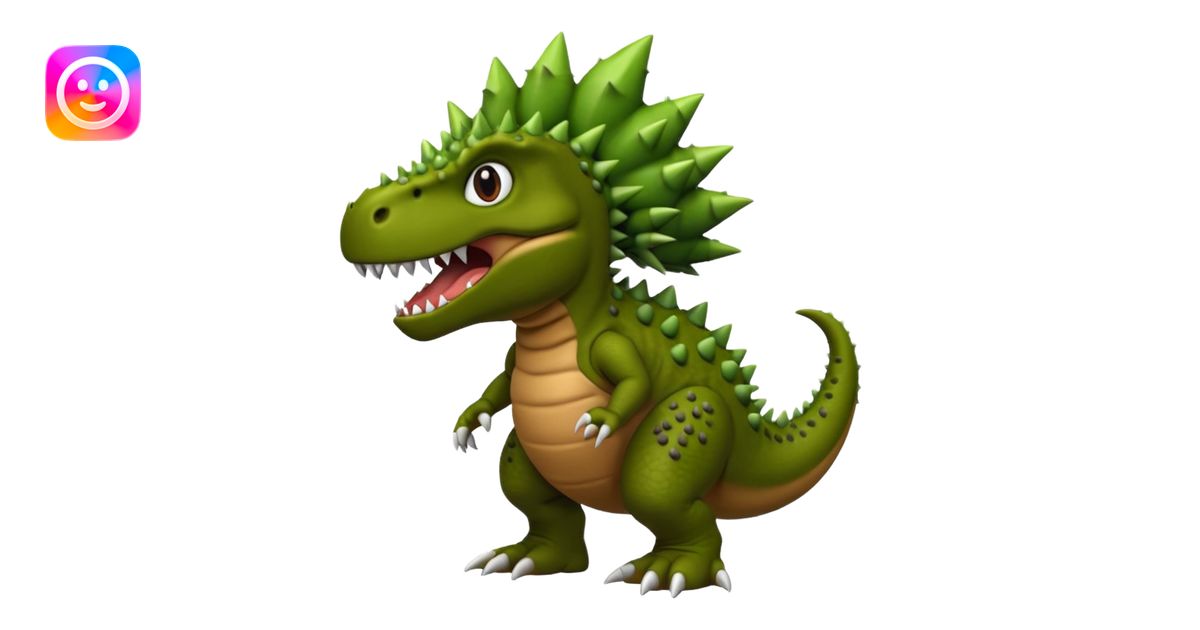 Trex goomba emoji | AI Emoji Generator