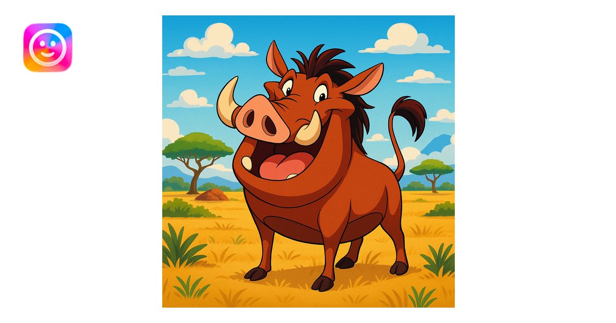 Pumbaa image | AI Emoji Generator