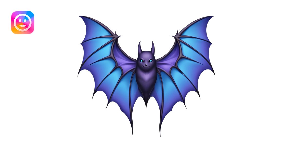 Dark fantasy bat wings, symmetrical, sharp edges, deep black with ...