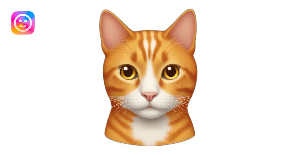 orange cat with freckles emoji | AI Emoji Generator
