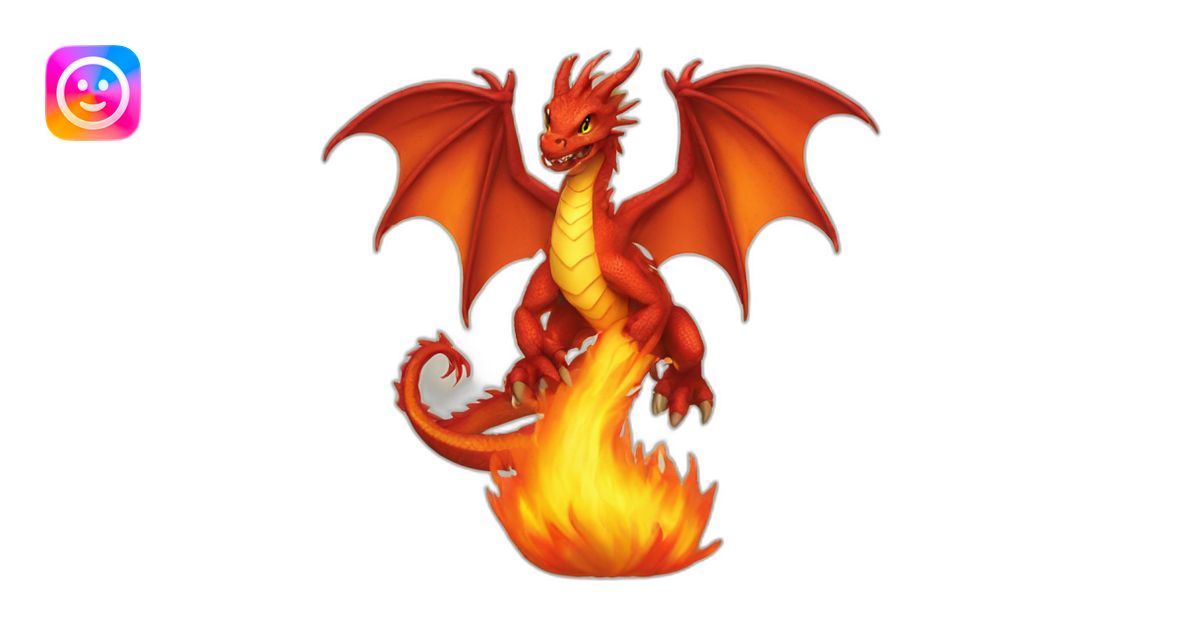 Fire dragon emoji | AI Emoji Generator