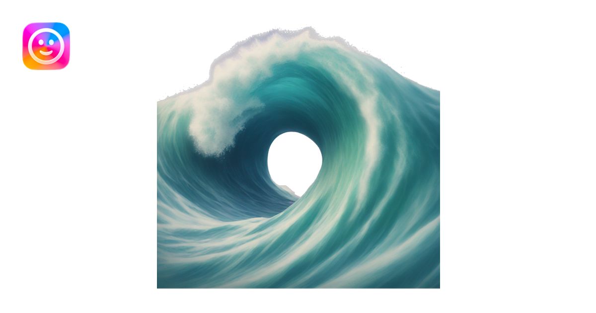 wave emoji | AI Emoji Generator