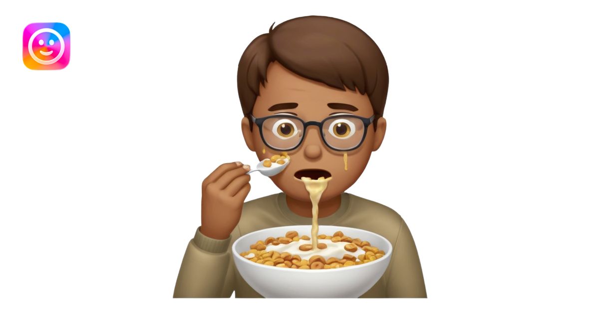 Vomit cereal man eat milk and cereal and vomit sexy vomit crying man ...