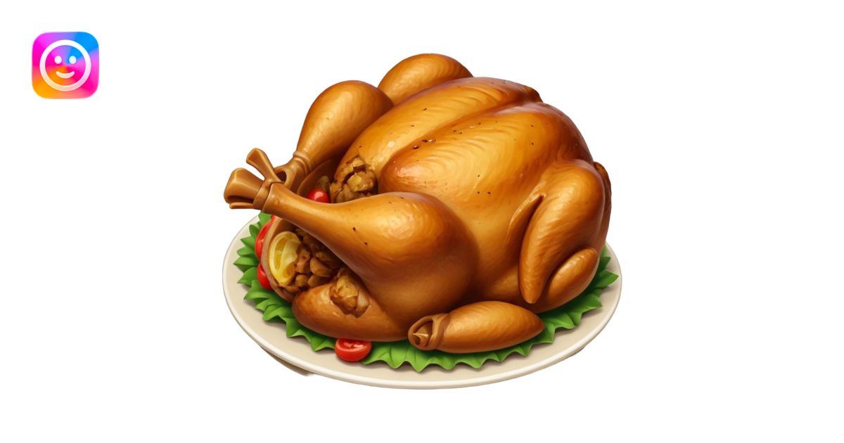 round chicken rost emoji | AI Emoji Generator