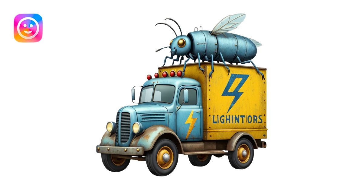 Mr. Creepy Freeze’s lightning Bug busters exterminators antique long ...