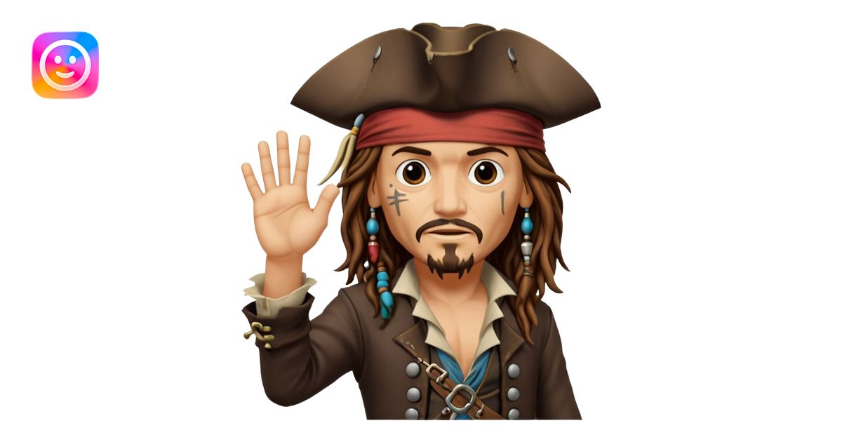 jack sparrow from the film pirates of the caribbean, shooo-ing the ...