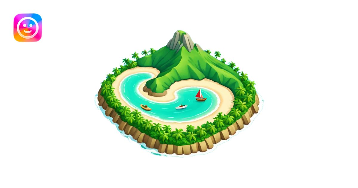 Créer un emoji représentant la Guadeloupe dans sa forme géographique ...