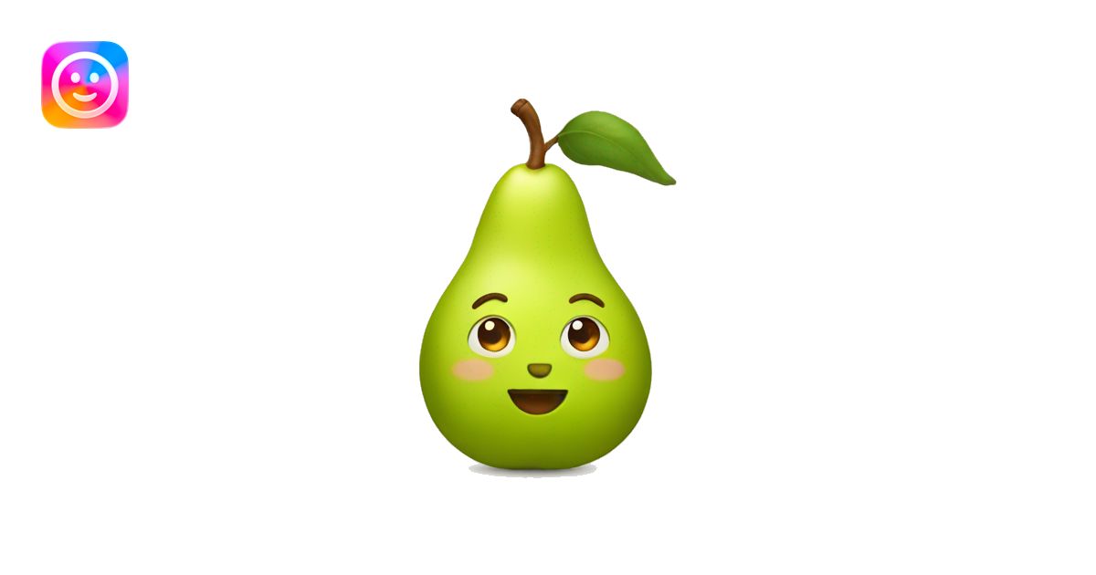Pear emoji | AI Emoji Generator