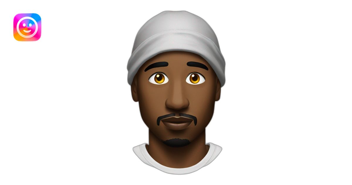 tupac emoji | AI Emoji Generator