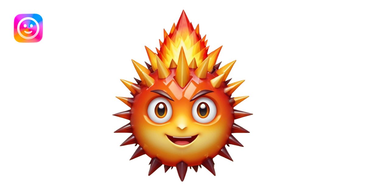 spiky mineral rock characterA single spiky crystal rock character ...