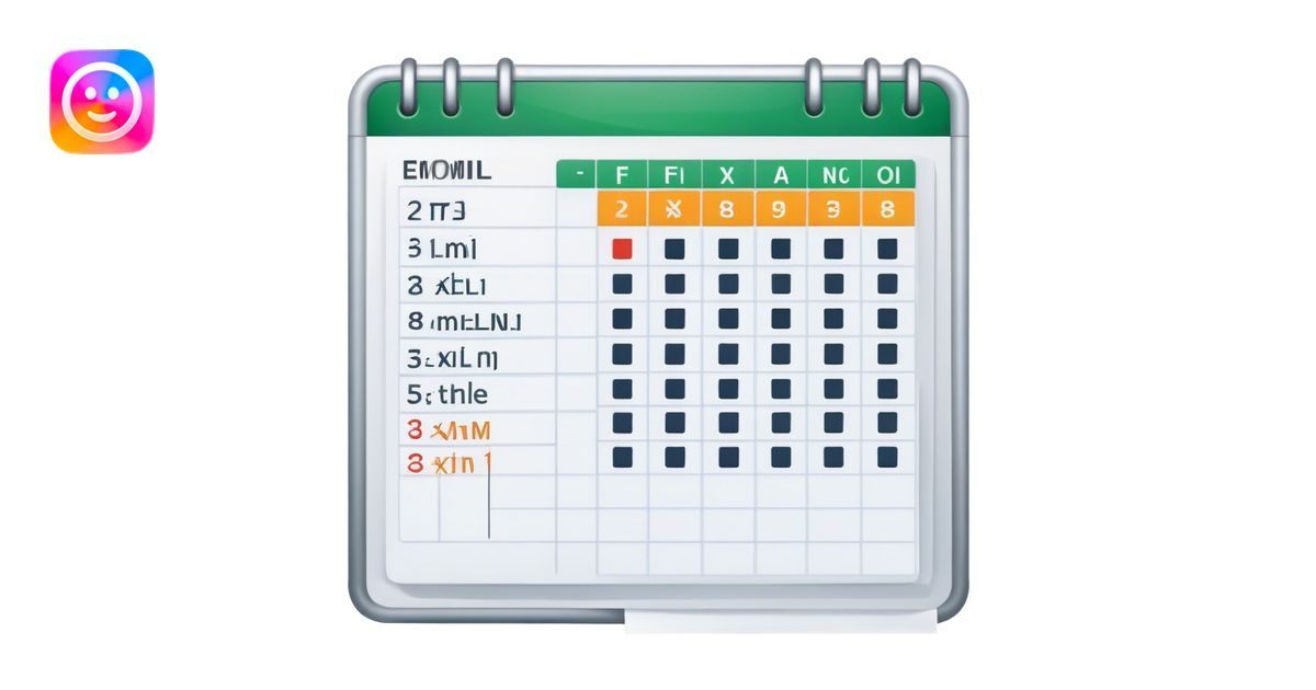 excel practice emoji | AI Emoji Generator