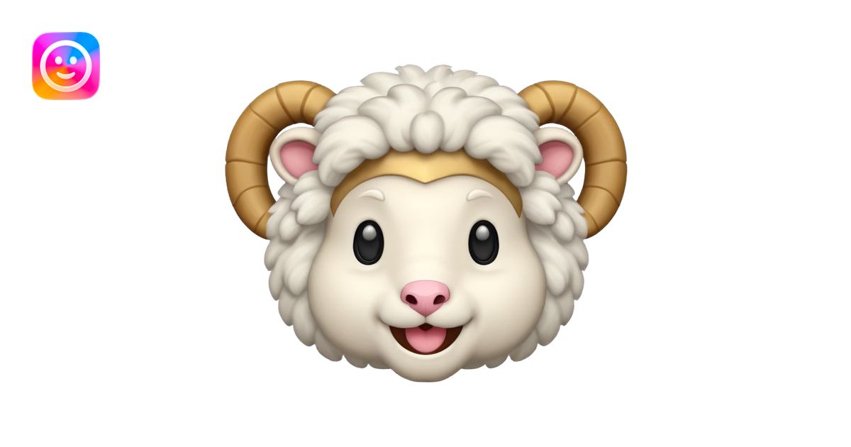 Ram Emoji: Meaning & Usage emoji | AI Emoji Generator