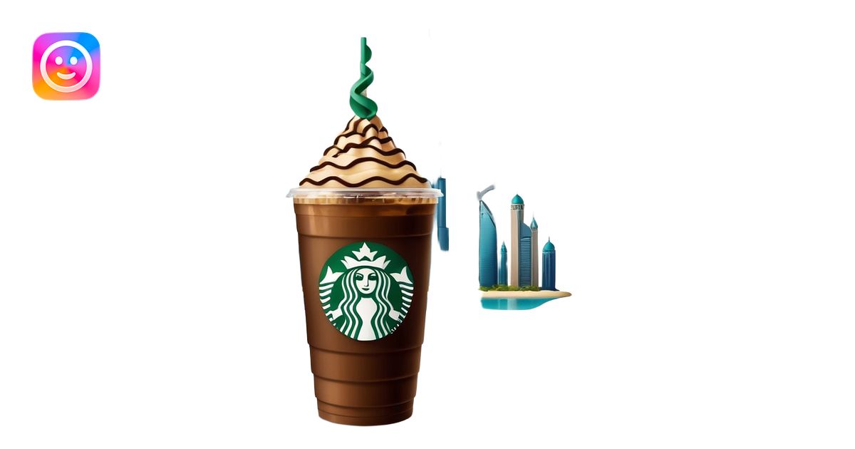 Starbucks iced coffee with Dubai chivalry bar with green filling and ...