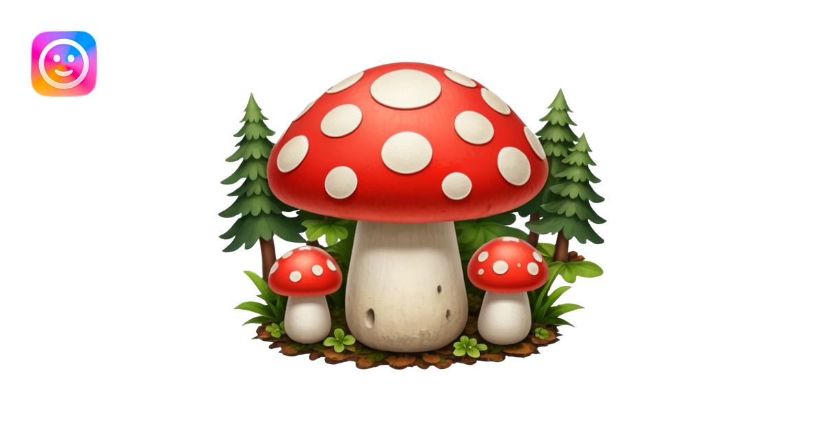 button top mushroom emoji | AI Emoji Generator