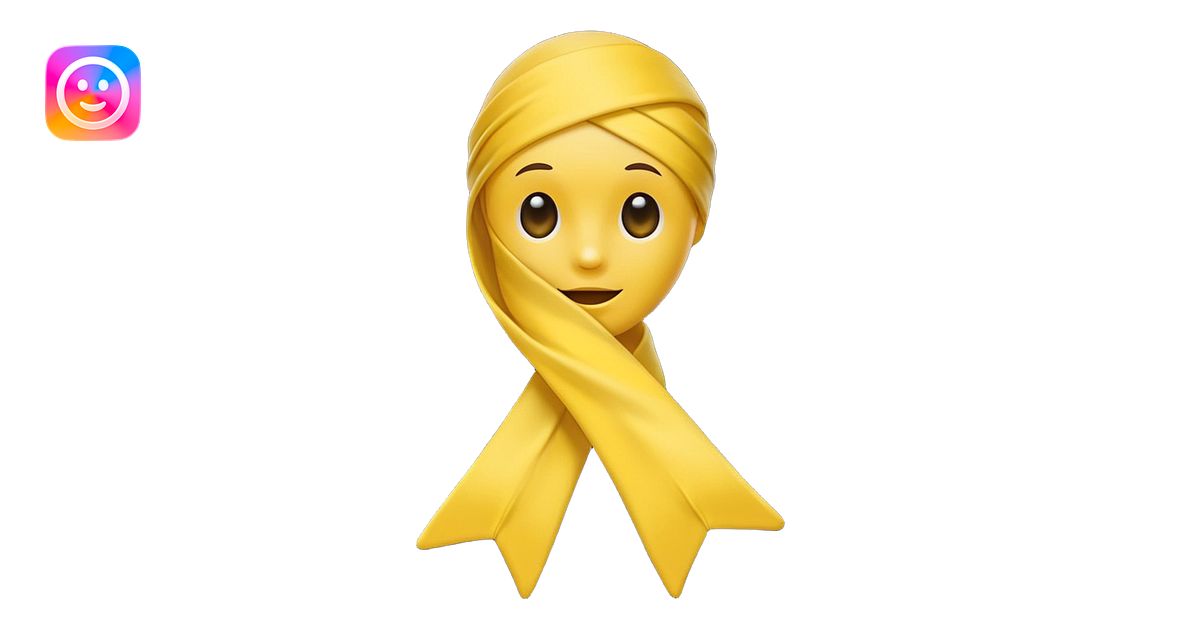 bone cancer ribbon emoji | AI Emoji Generator
